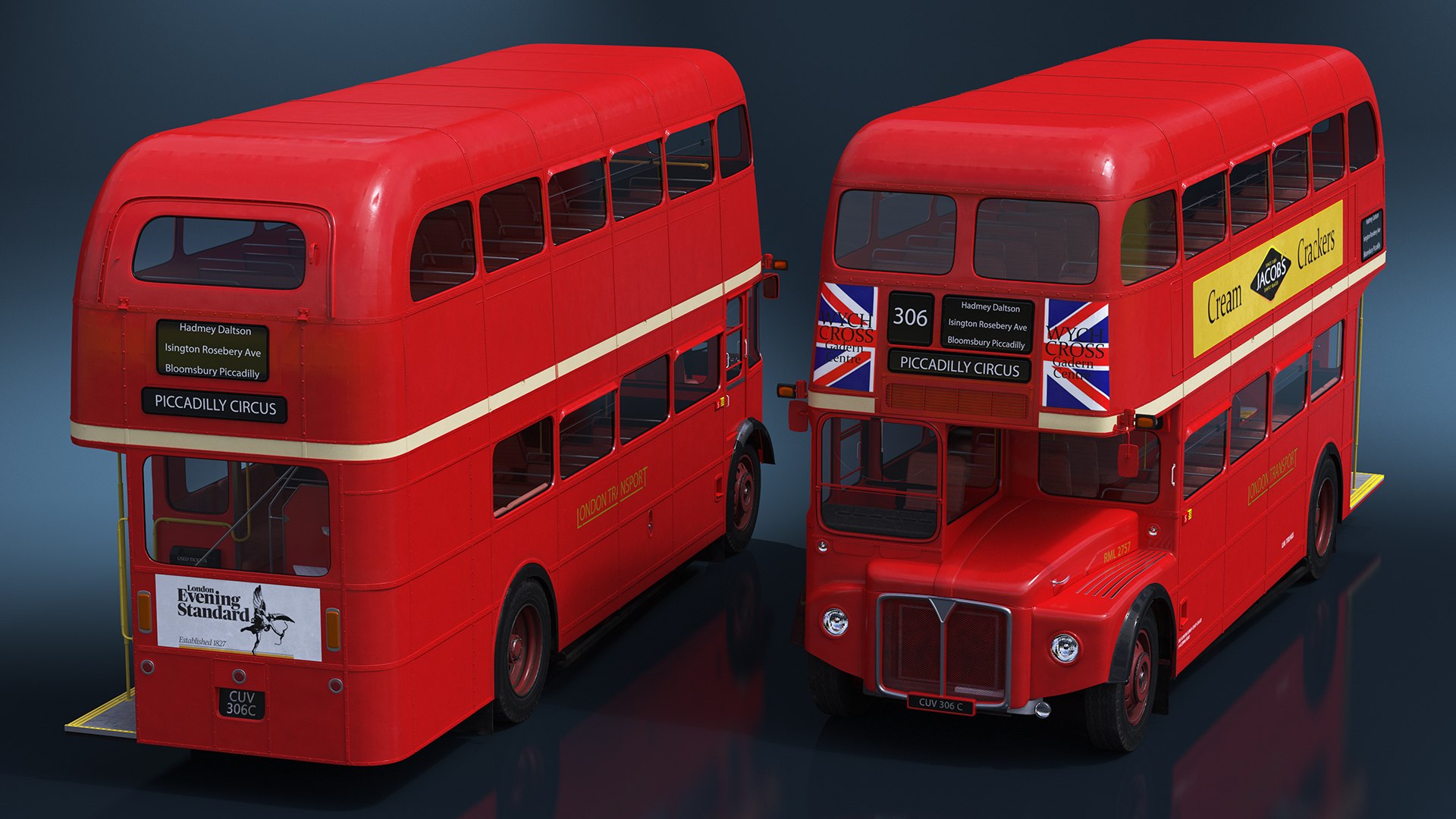 3D London Double Decker Bus Model - TurboSquid 2387252
