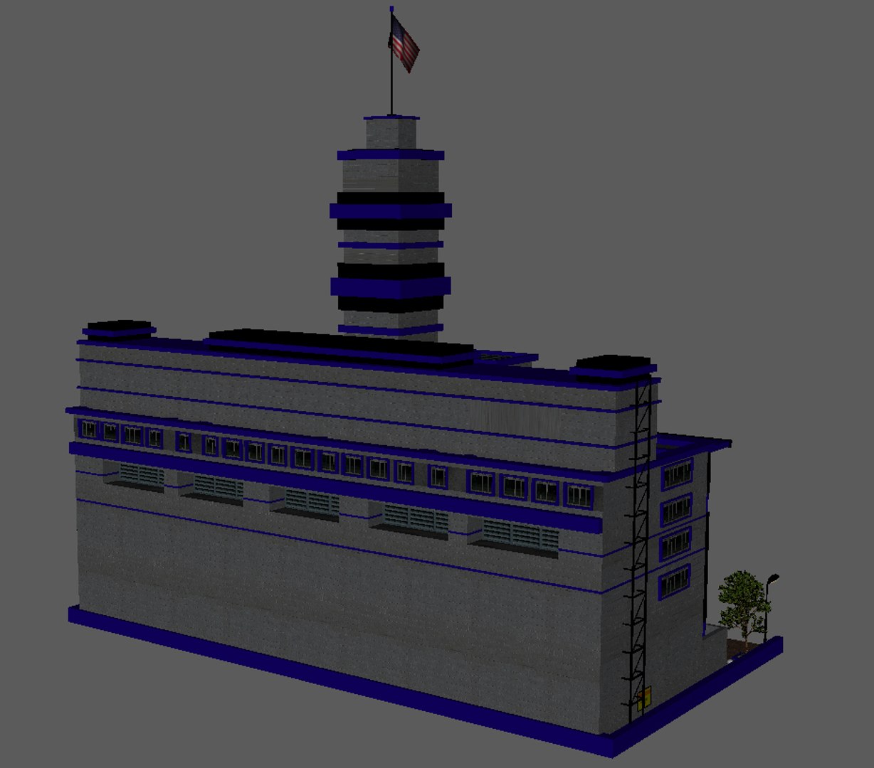 3d Model Bank Building