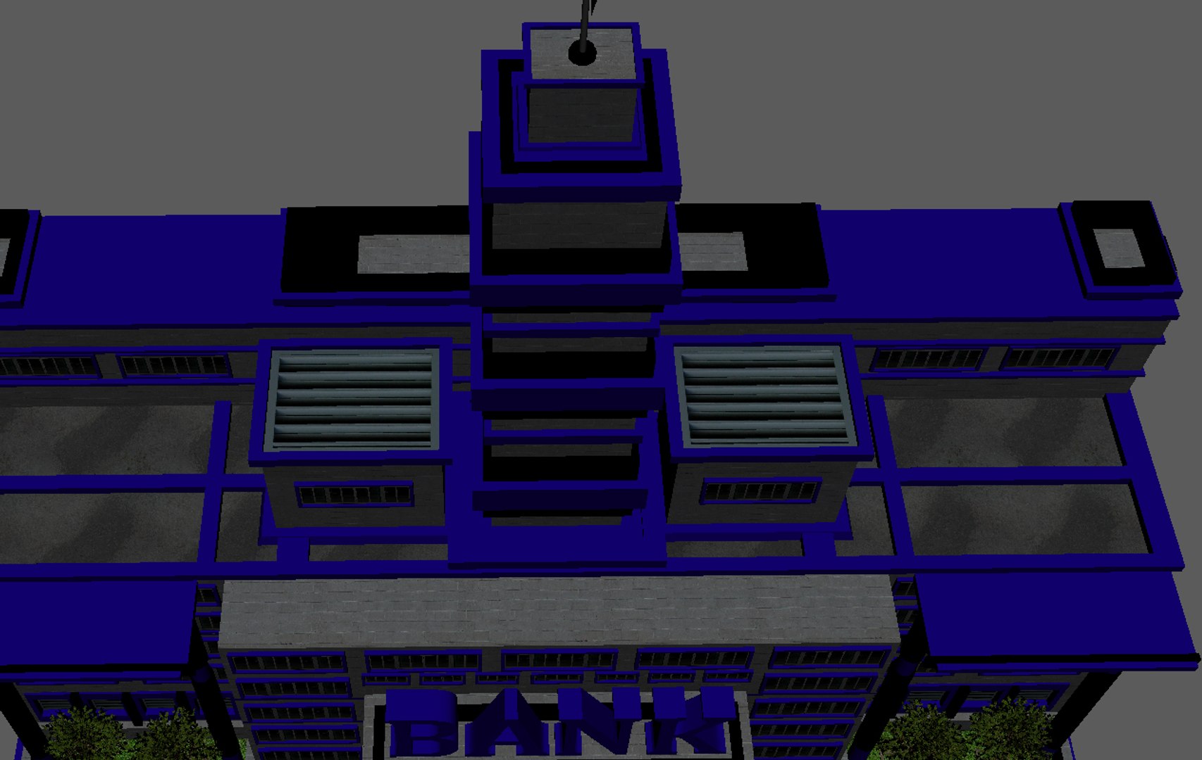 3d Model Bank Building