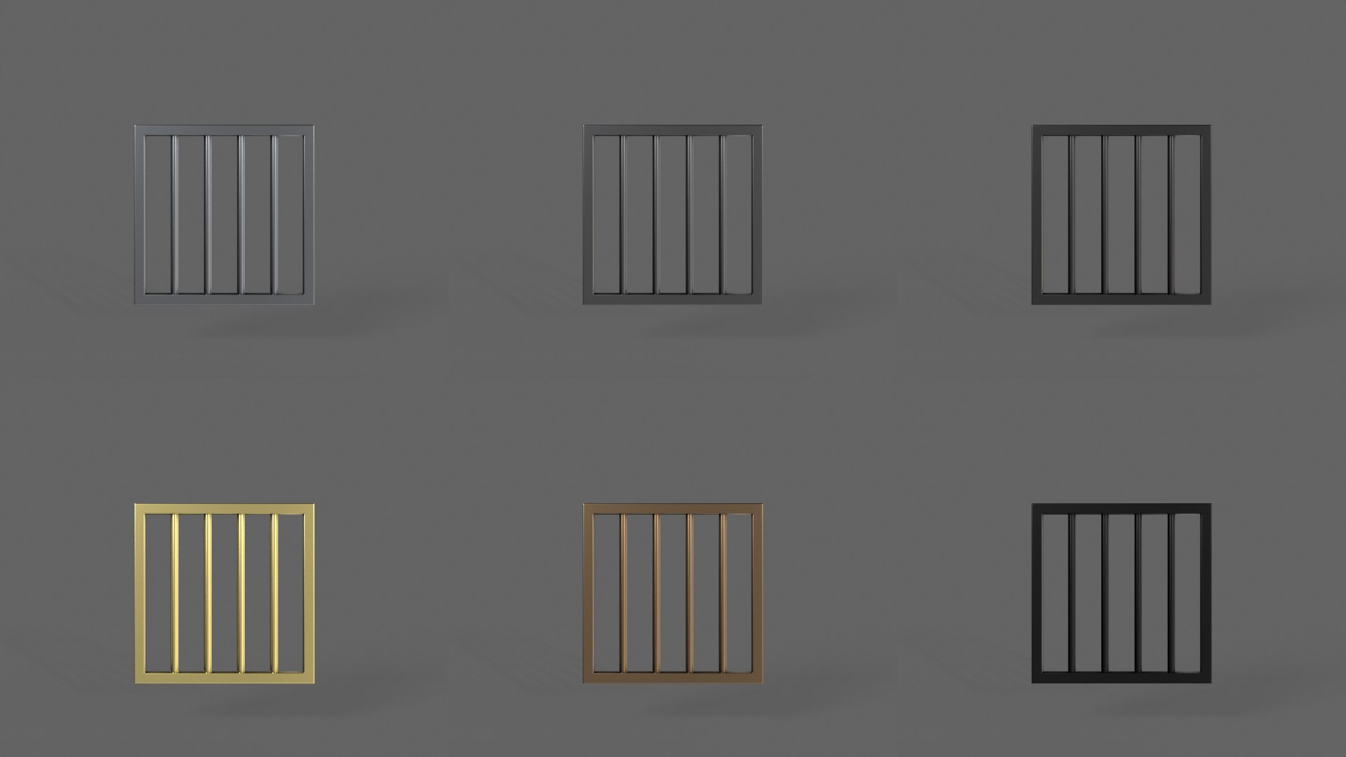 3D Model PBR Prison Window - Collection - TurboSquid 2415612
