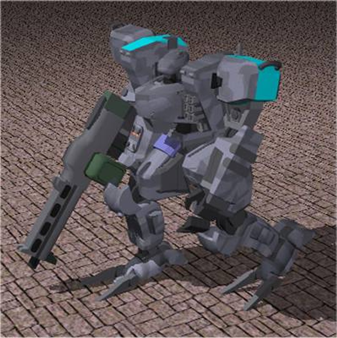 free 3ds model zenith mecha