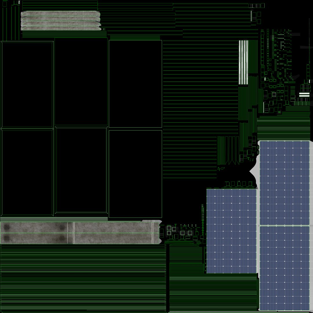 3D Solar Panel 1 With PBR 4K 8K Model - TurboSquid 1756218