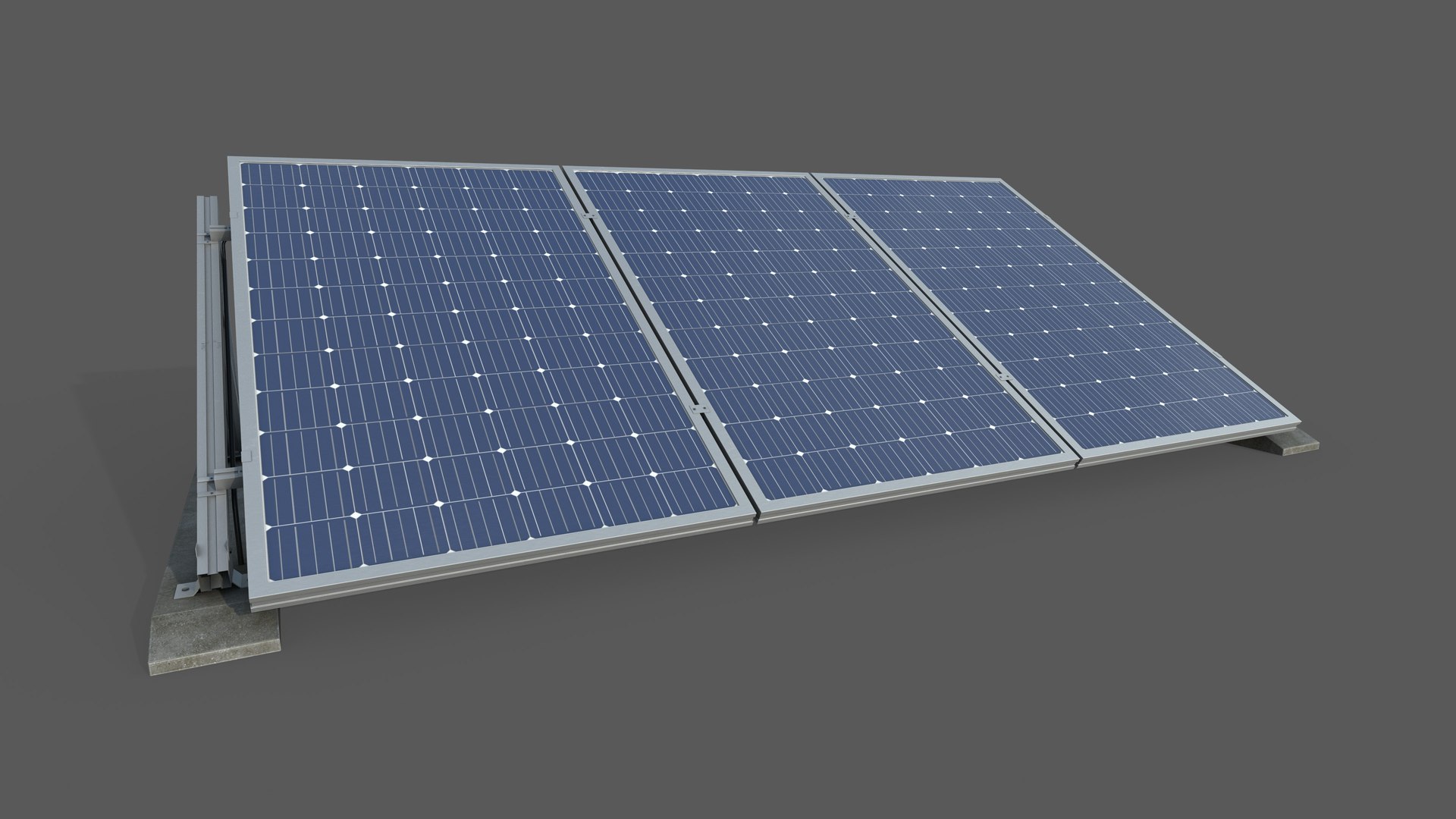 3D Solar Panel 1 With PBR 4K 8K Model - TurboSquid 1756218