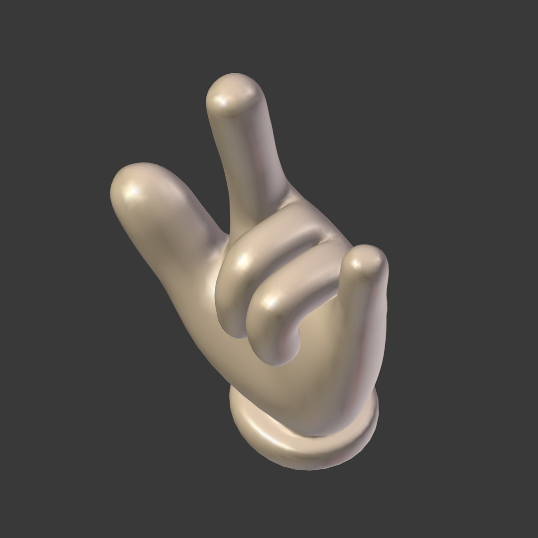 3D Cartoon Hand Model - TurboSquid 1368083