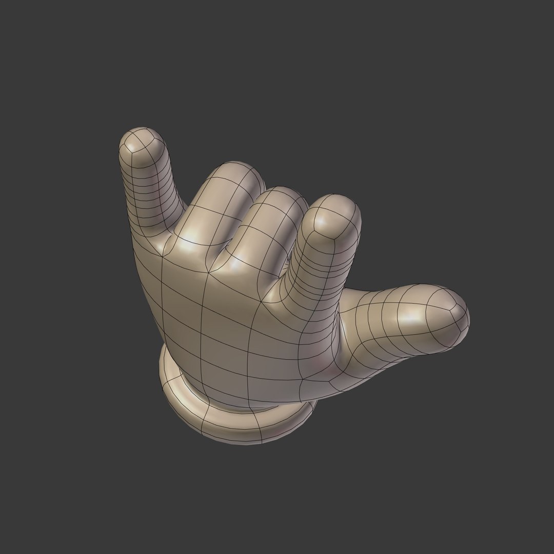 3D Cartoon Hand Model - TurboSquid 1368083
