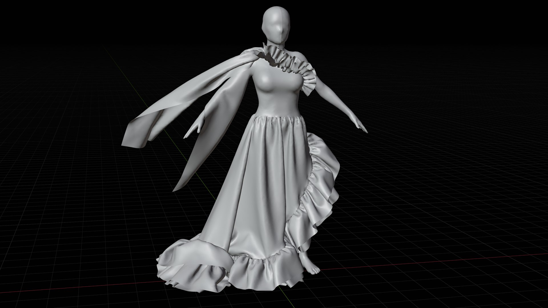 3D Dress Model - TurboSquid 1946168