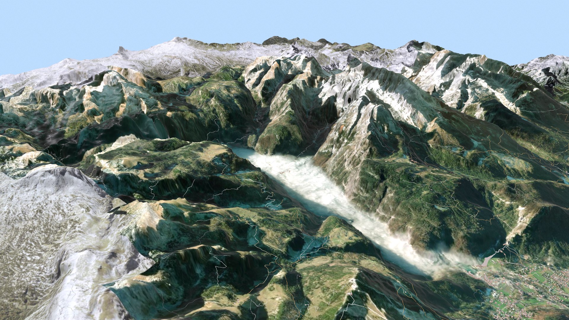 Mountain Landscape Alps Switzerland 3D Model - TurboSquid 1738558