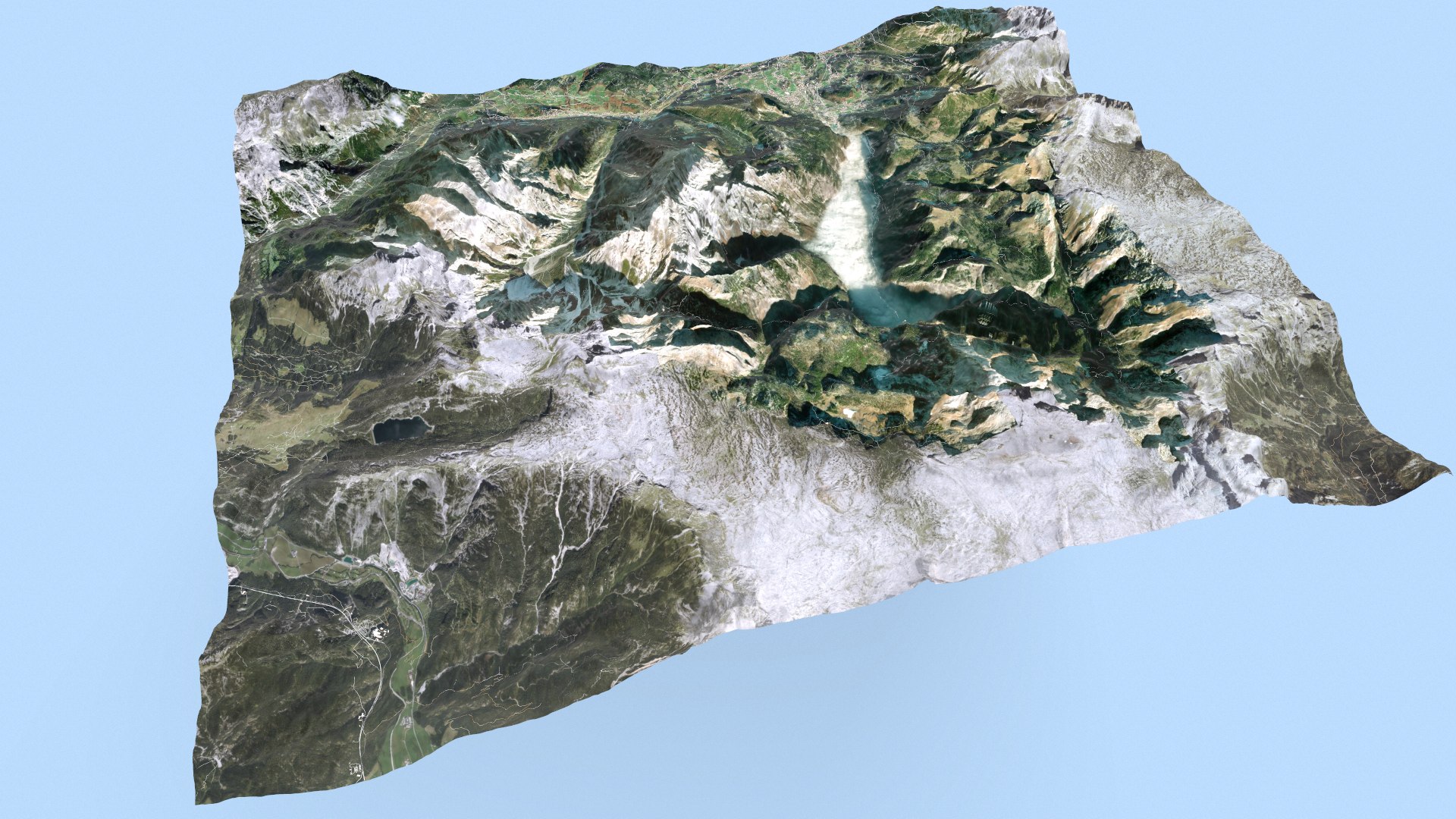 Mountain Landscape Alps Switzerland 3D Model - TurboSquid 1738558