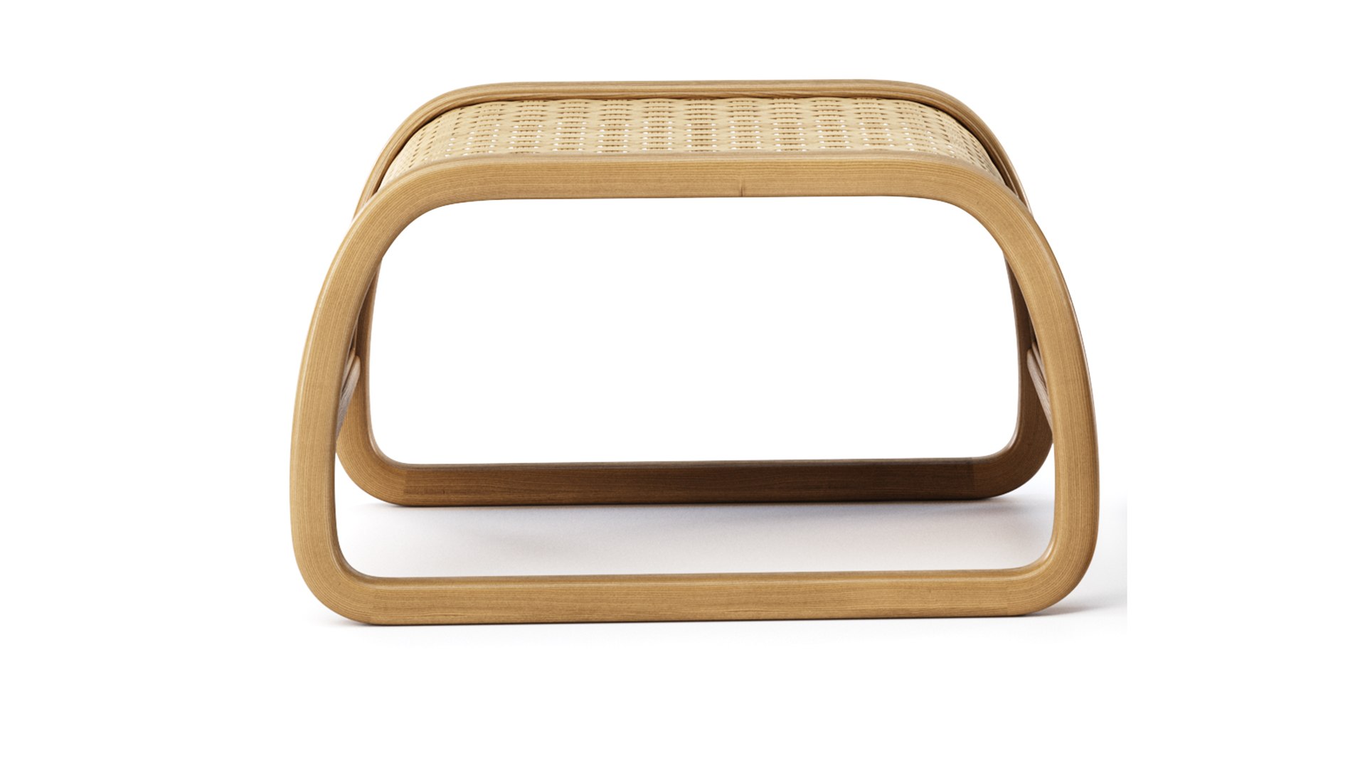 3D Lucy Rattan Ottoman By Bpoint - TurboSquid 2030824
