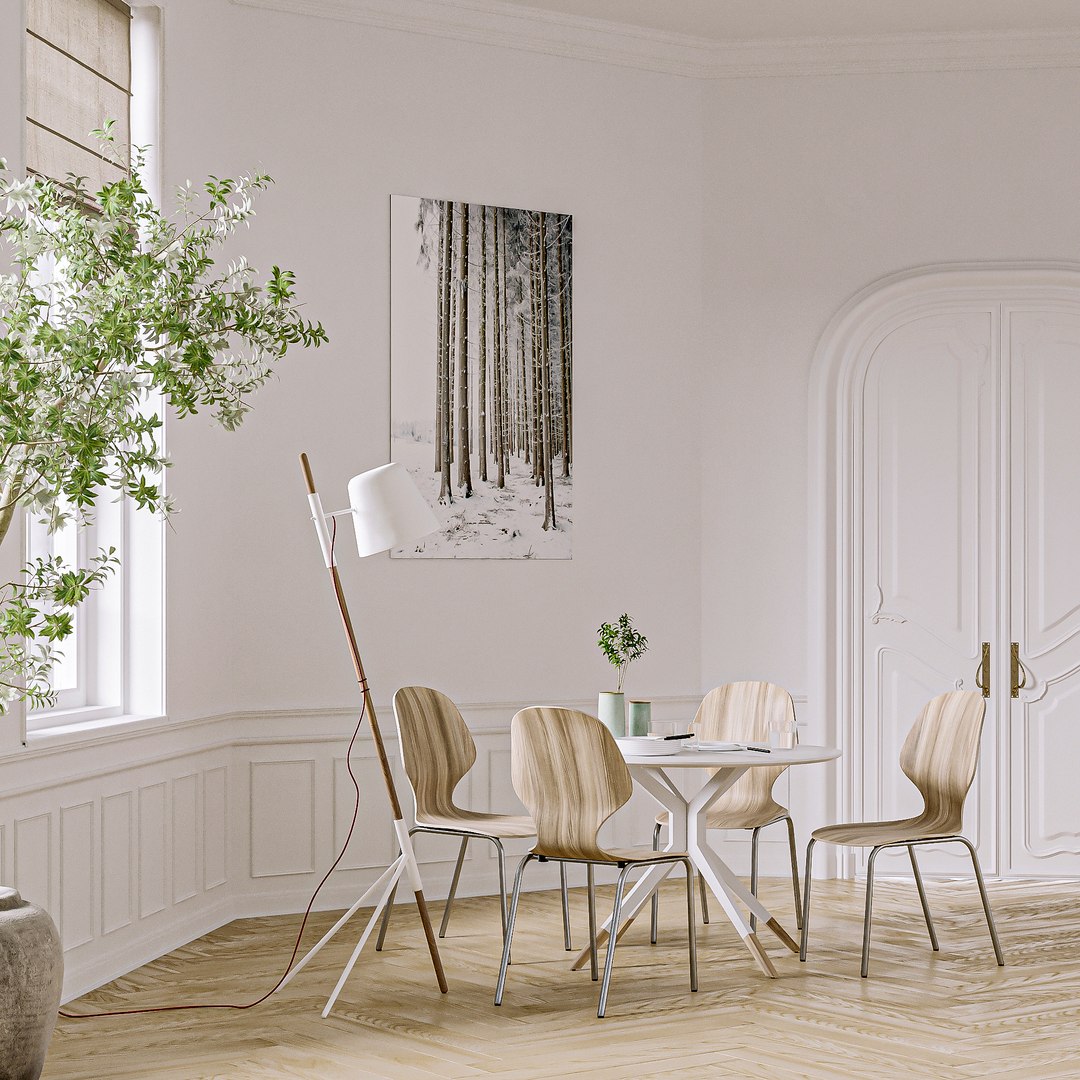 Best Dining Room Scene 01 For 3DsMax 3D - TurboSquid 1870210