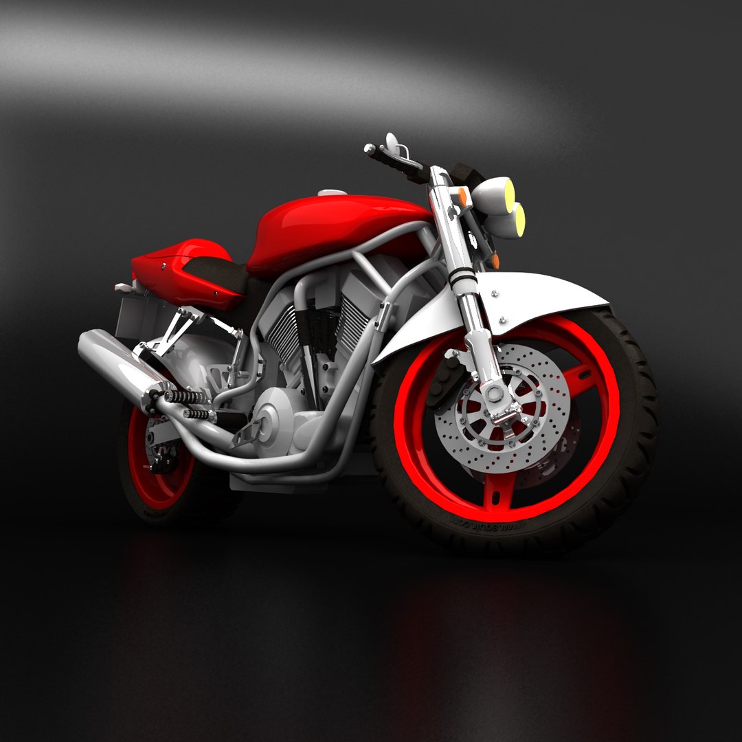 3d Motorcycle Vehicle Sports Model