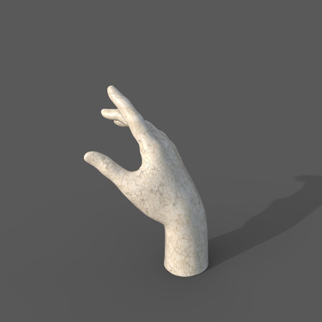 3D Hand Sculpture - TurboSquid 2248110