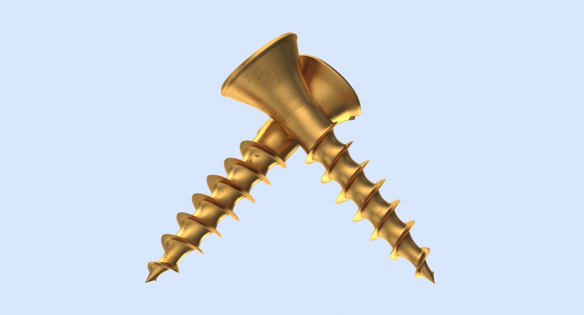3d wood screws 1 inch model