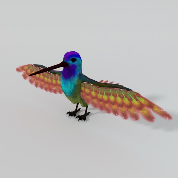 3D realistic hummingbird - TurboSquid 1704901