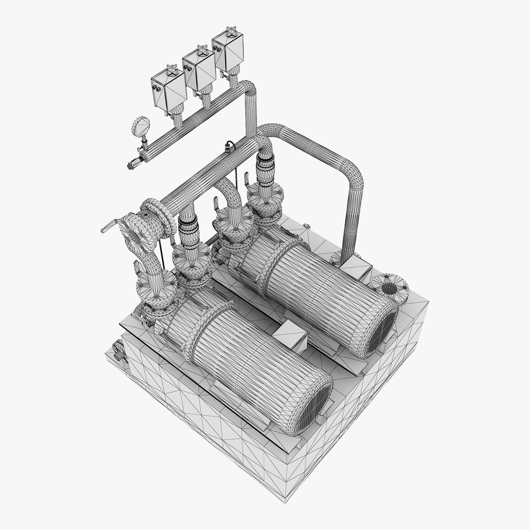 Generic Industrial Compressor 1 Model - TurboSquid 1439112
