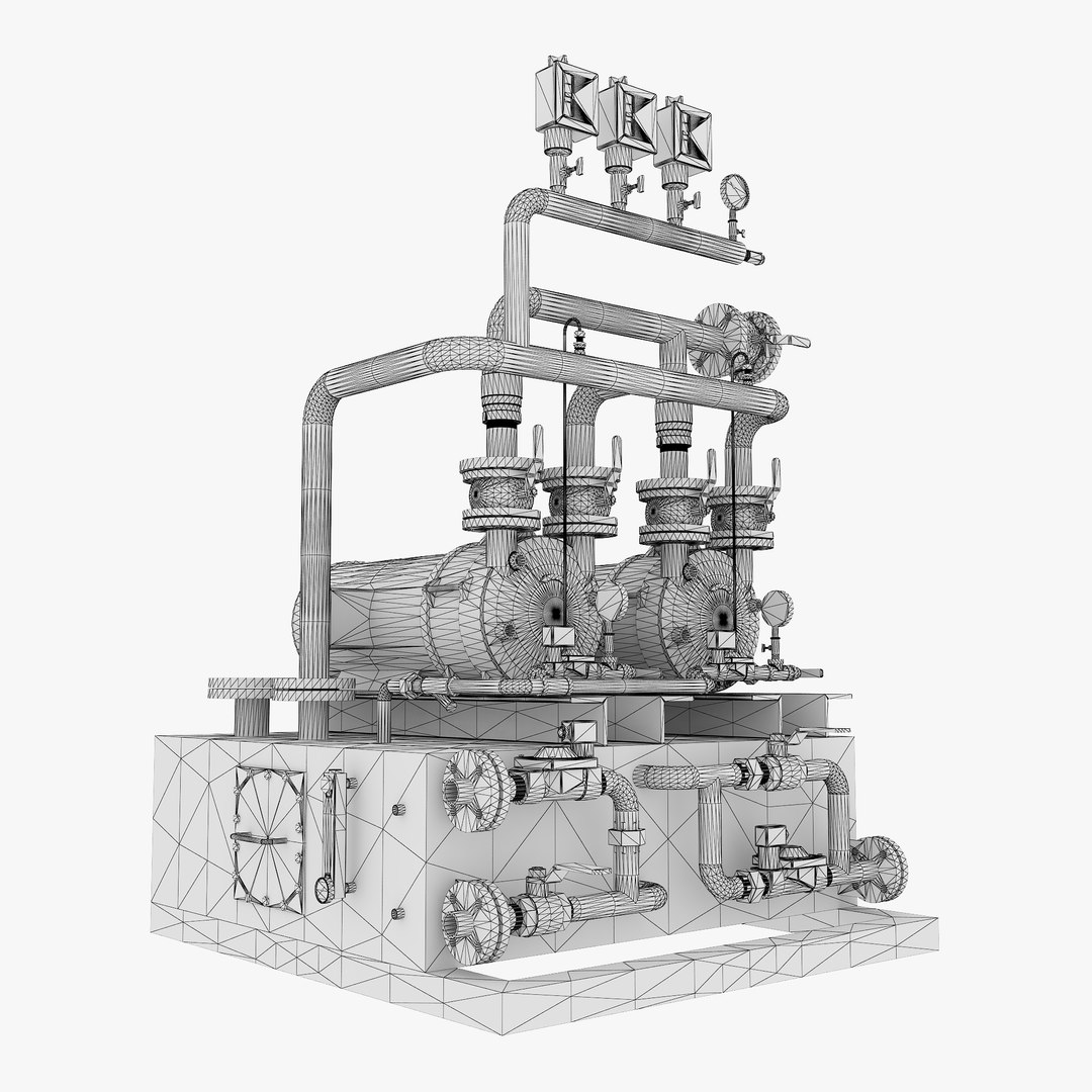 Generic Industrial Compressor 1 Model - TurboSquid 1439112