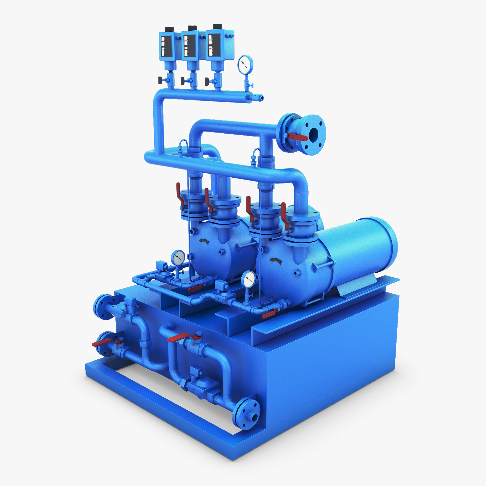 Generic industrial compressor 1 model - TurboSquid 1439112