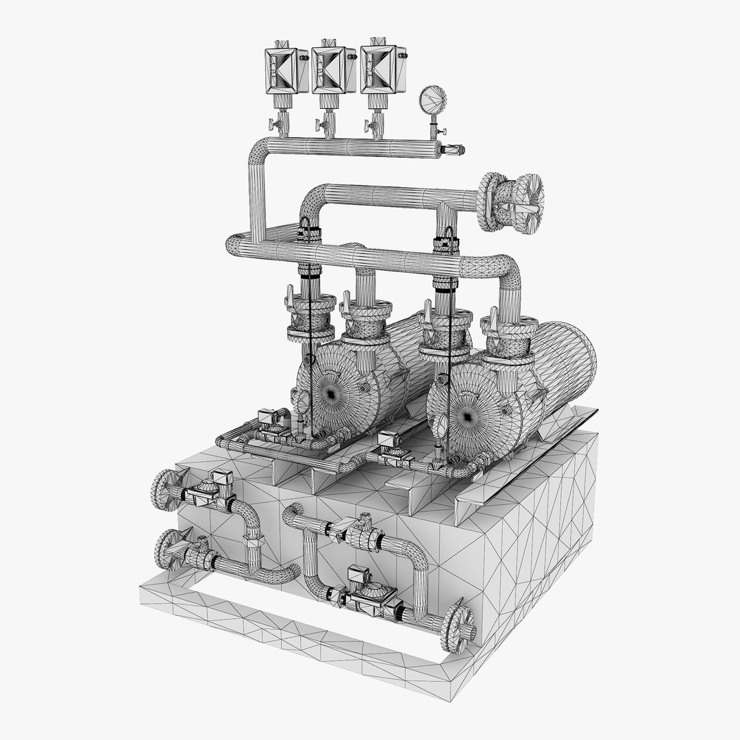 Generic Industrial Compressor 1 Model - TurboSquid 1439112