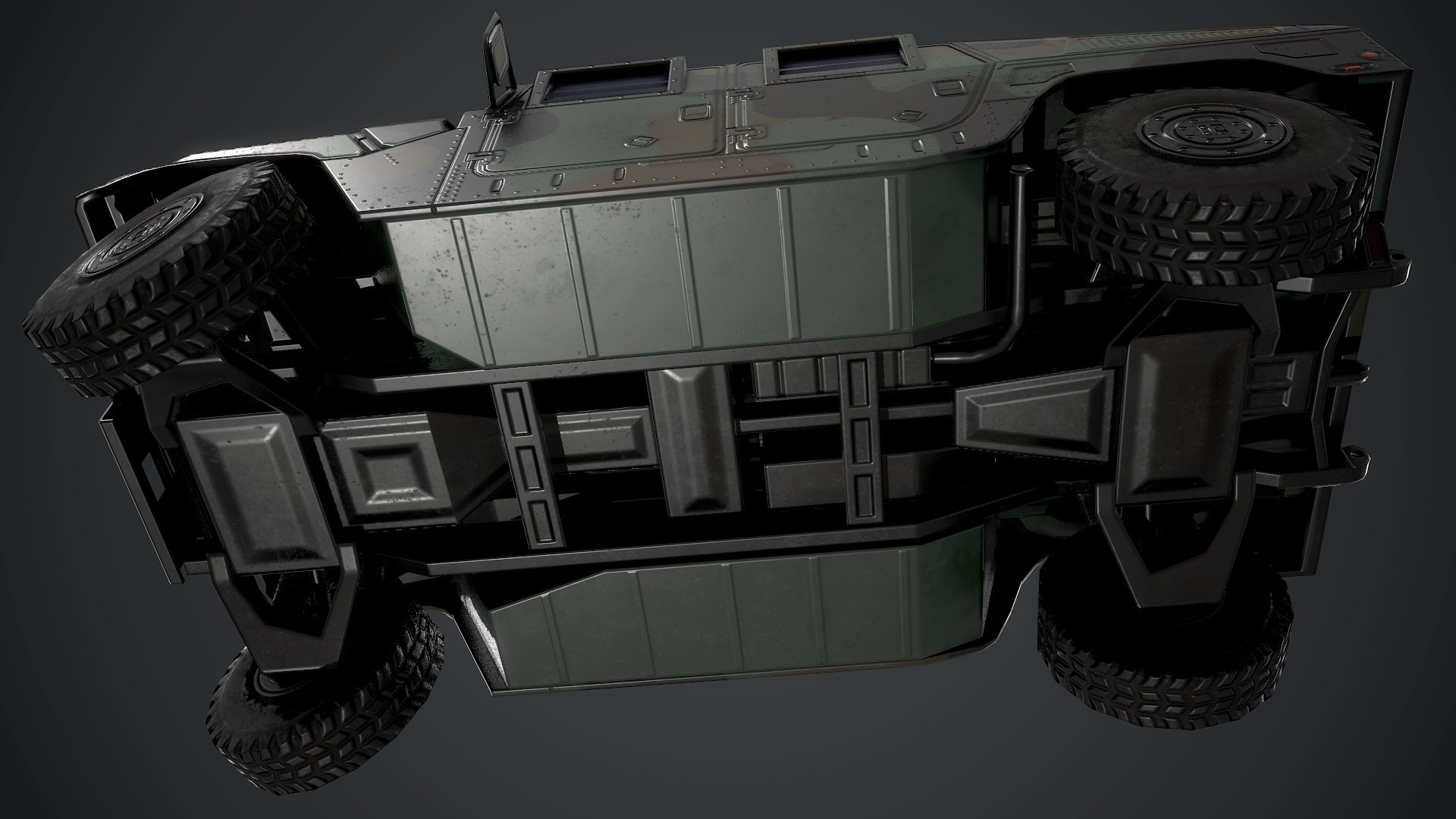 3D Car Military Model - TurboSquid 1421487