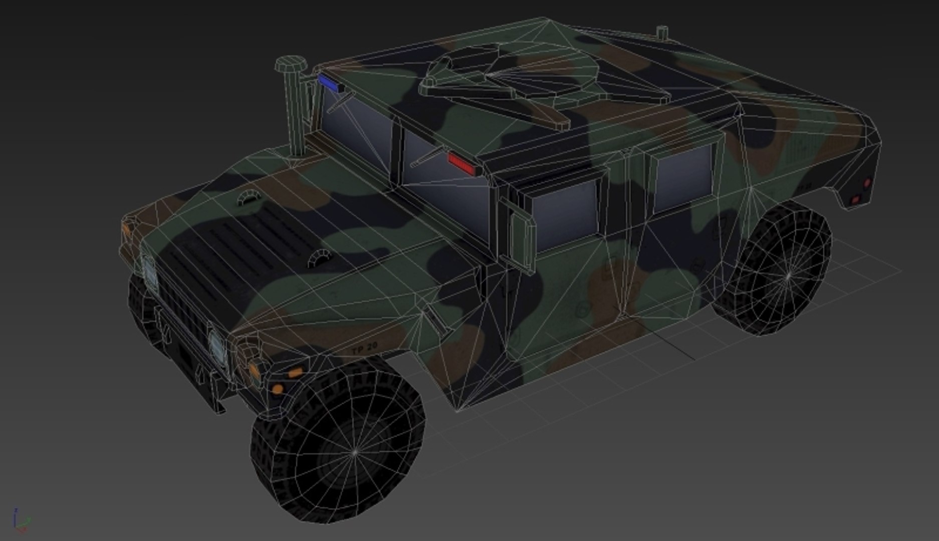 3D car military model - TurboSquid 1421487