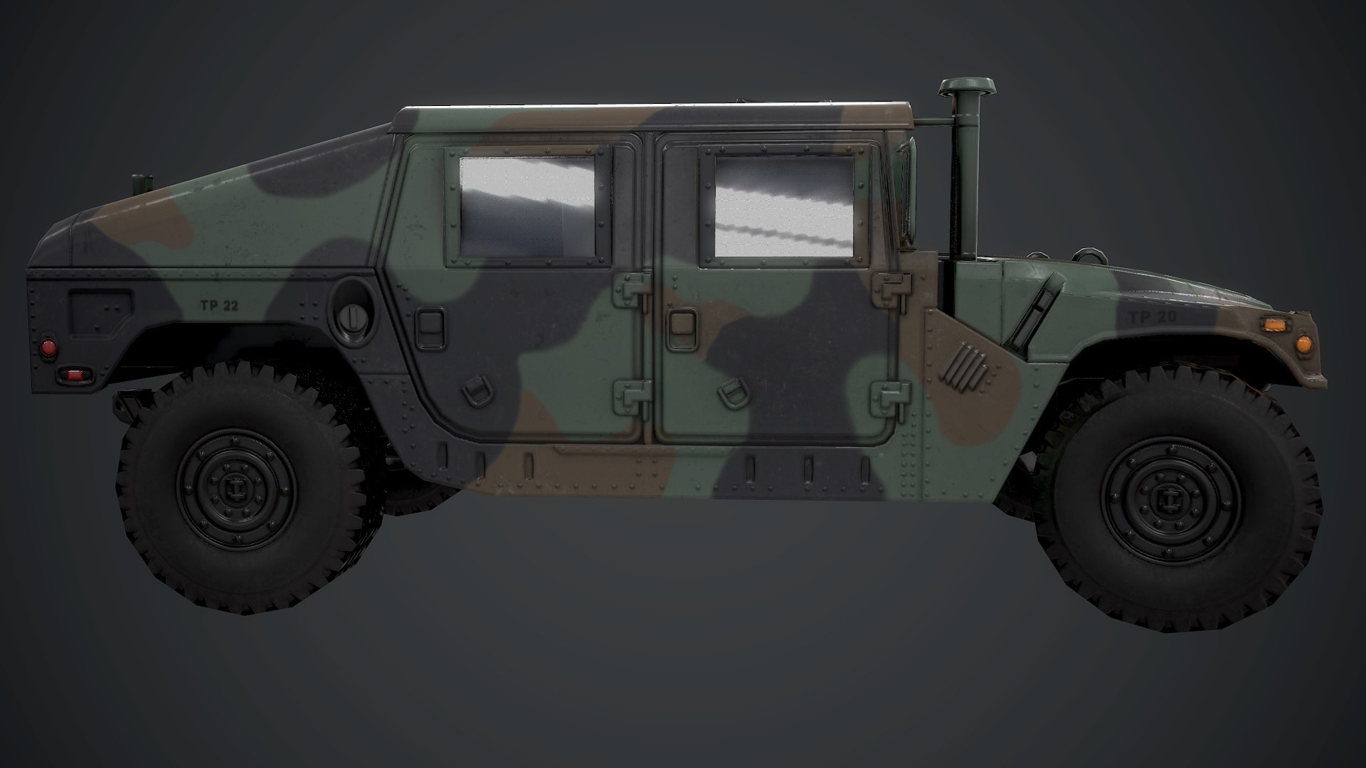 3D Car Military Model - TurboSquid 1421487