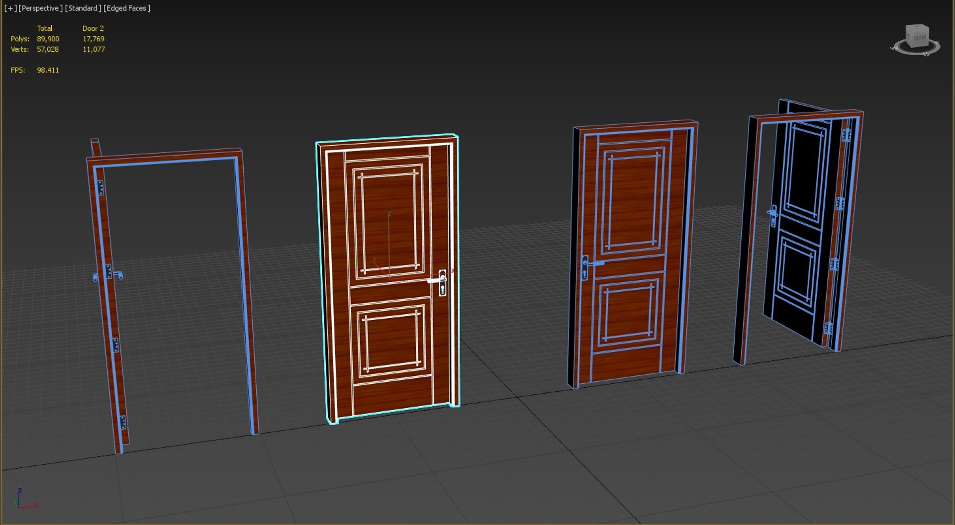 3D Door Design 49 Model - TurboSquid 2213707