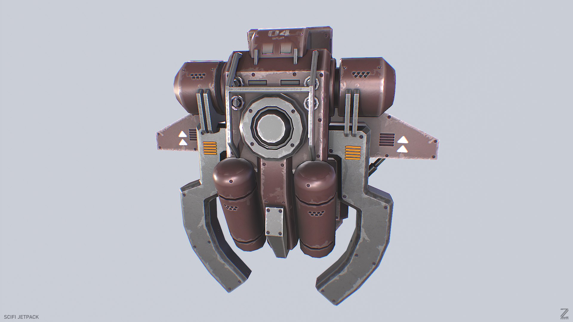 Scifi Jetpack 3D Model - TurboSquid 2236367