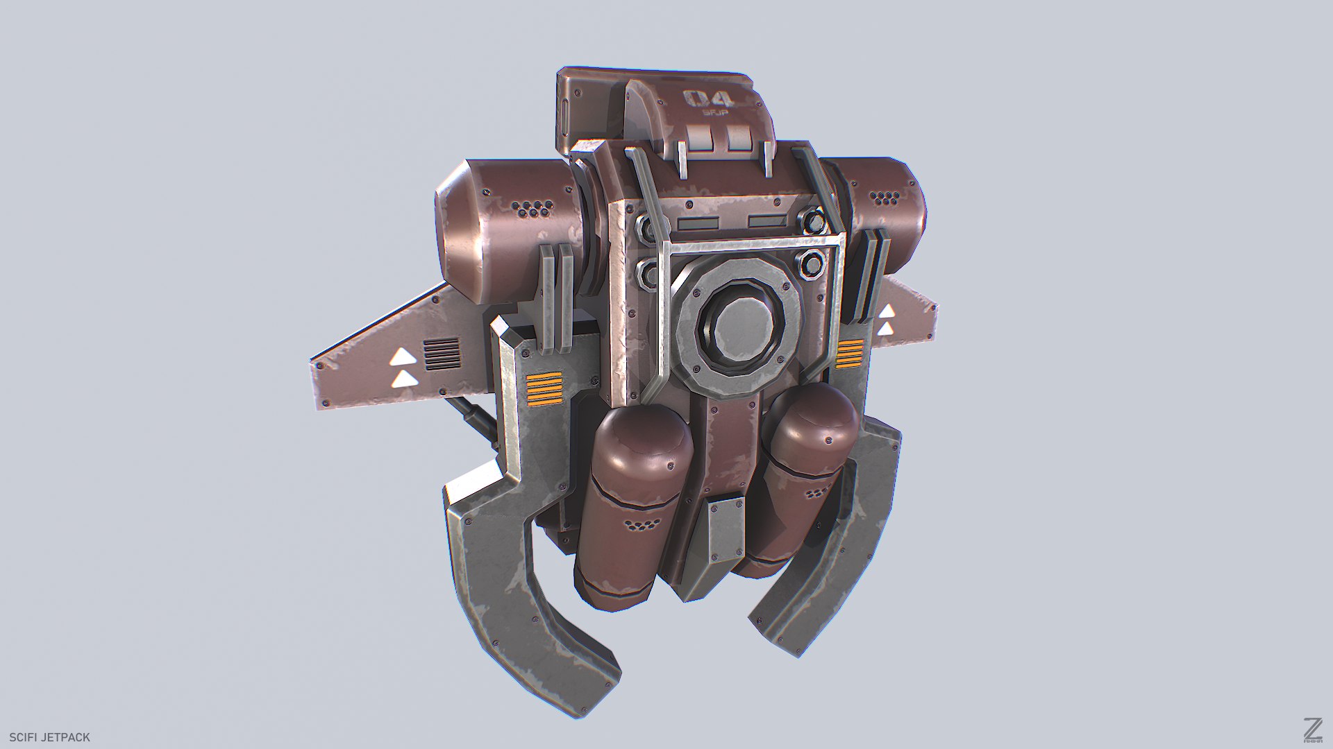 Scifi Jetpack 3D Model - TurboSquid 2236367