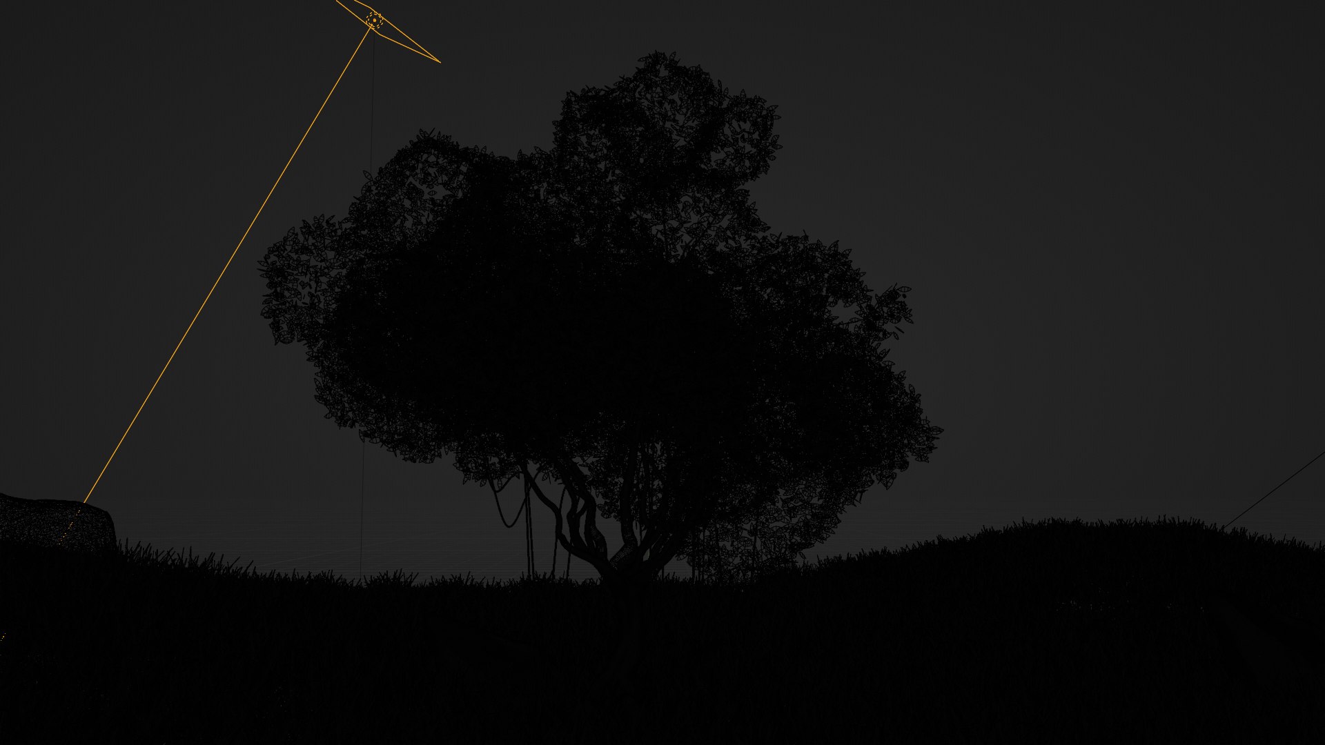 3D Model Colorful Single Tree Pink Landscape 3D Model - TurboSquid 2296257