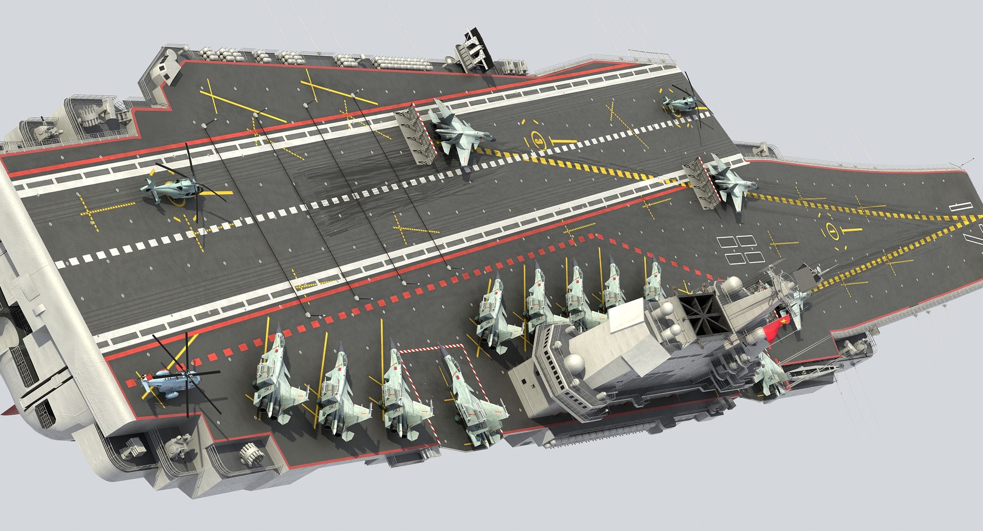 3D Chinese Aircraft Carrier Cv-17 Model - TurboSquid 1421660