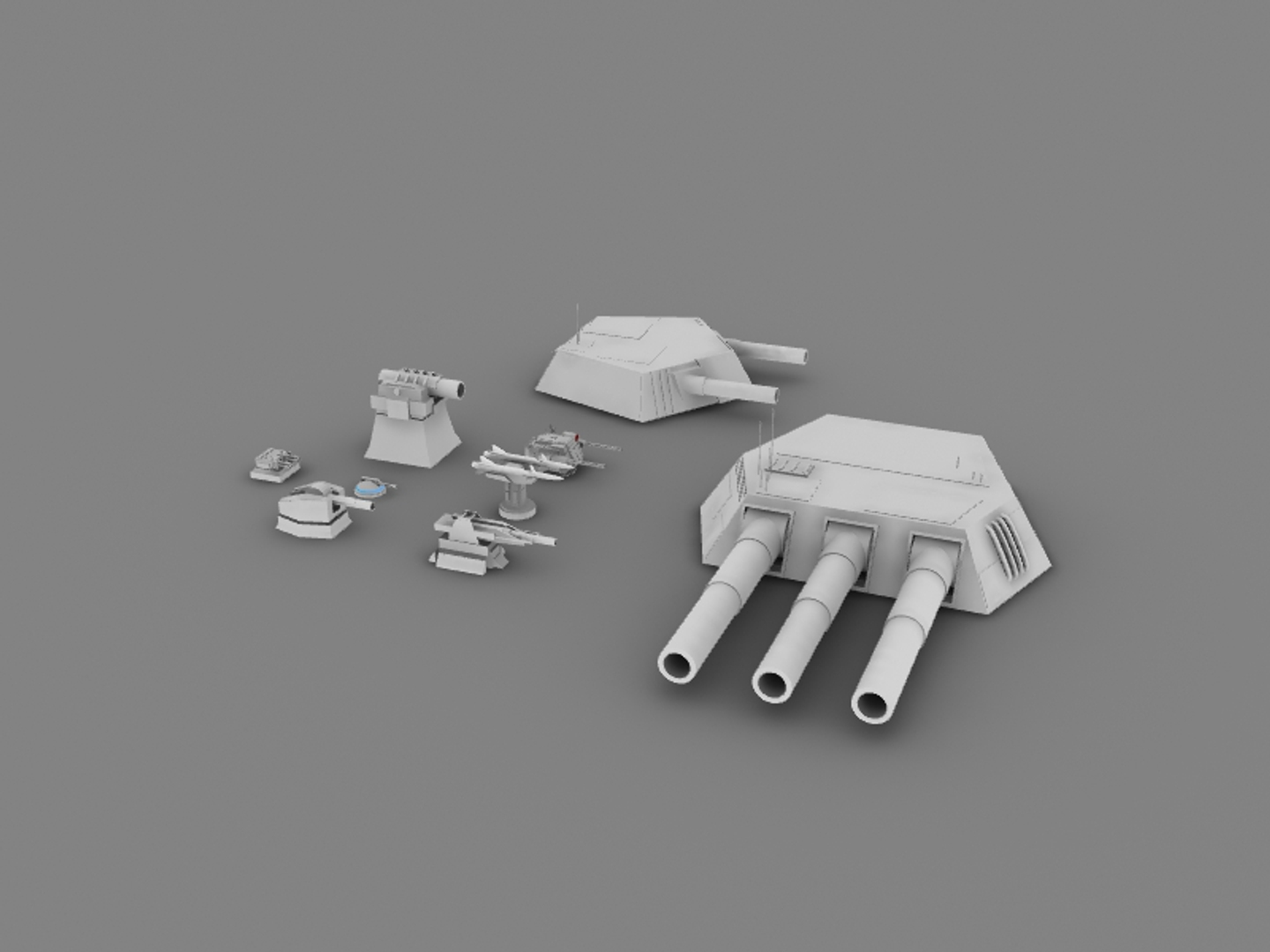 Max Sci Fi Turrets