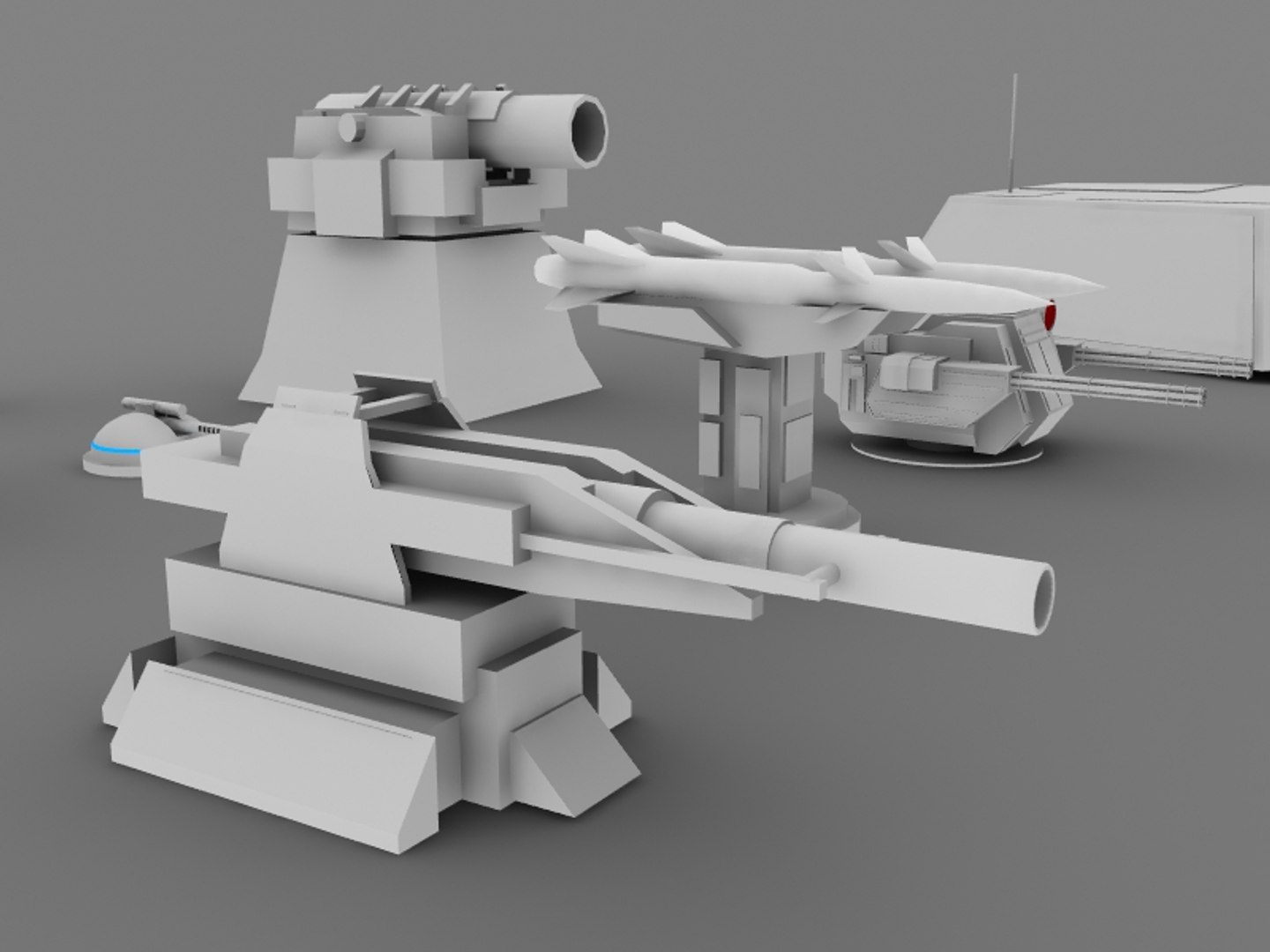 Max Sci Fi Turrets