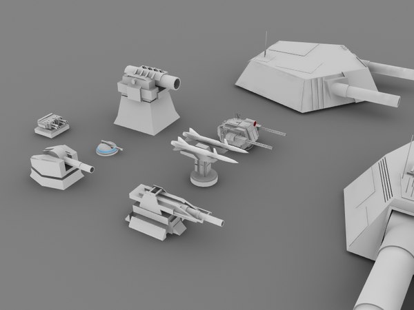 max sci fi turrets