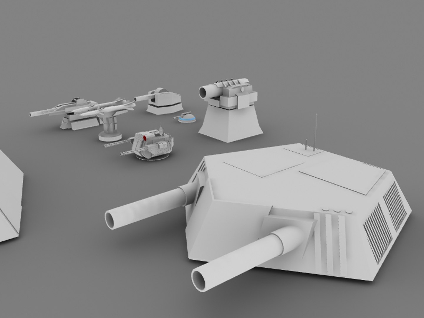 Max Sci Fi Turrets