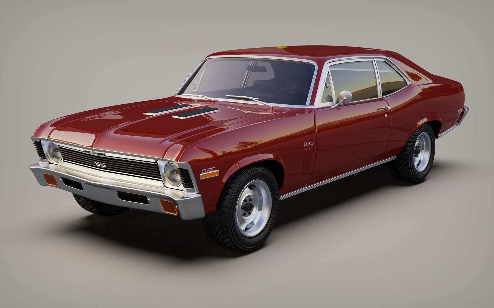 3D Chevrolet Nova 1970 model - TurboSquid 1938881