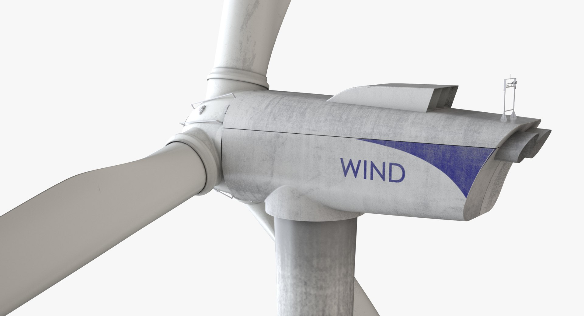 Photoreal Wind Turbine 3d Model