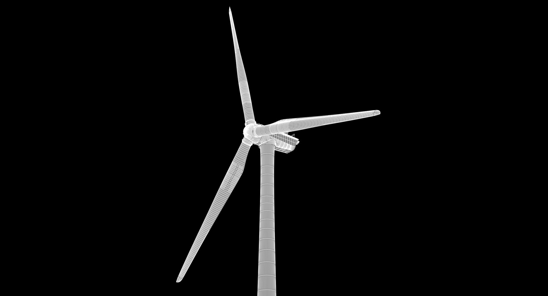 Photoreal Wind Turbine 3d Model