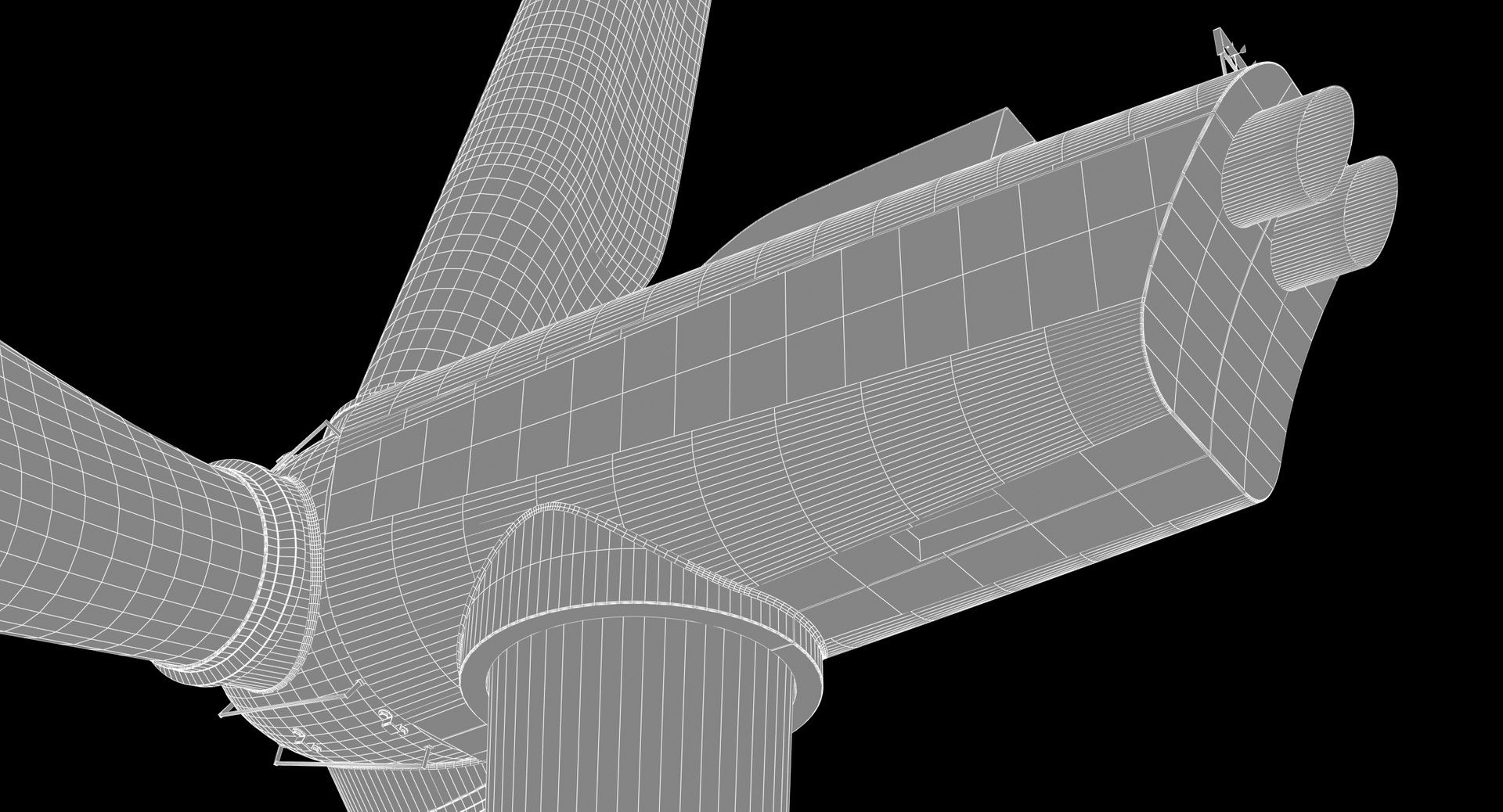 Photoreal Wind Turbine 3d Model