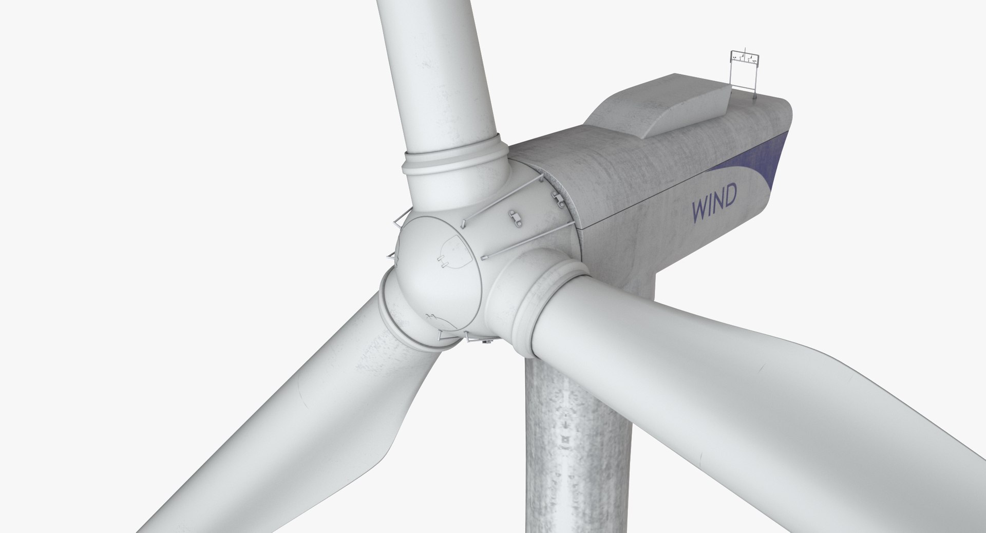 Photoreal Wind Turbine 3d Model