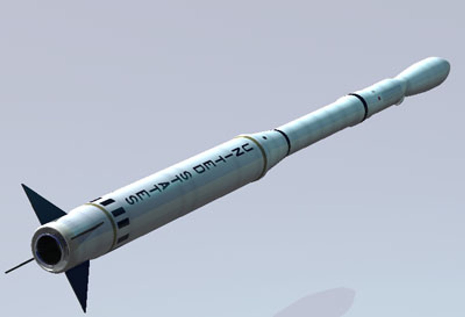 3d Model Nasa Scout Rocket