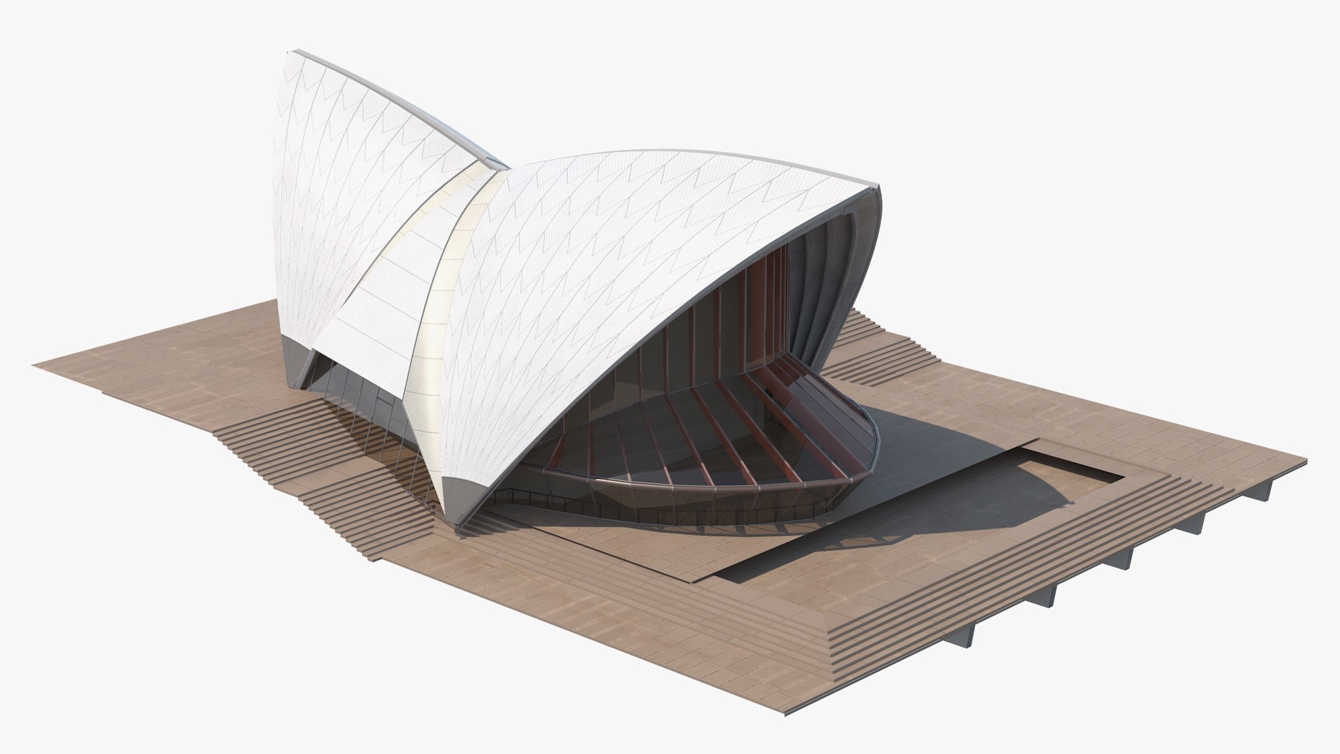 3D Concert Hall Building - TurboSquid 1487769