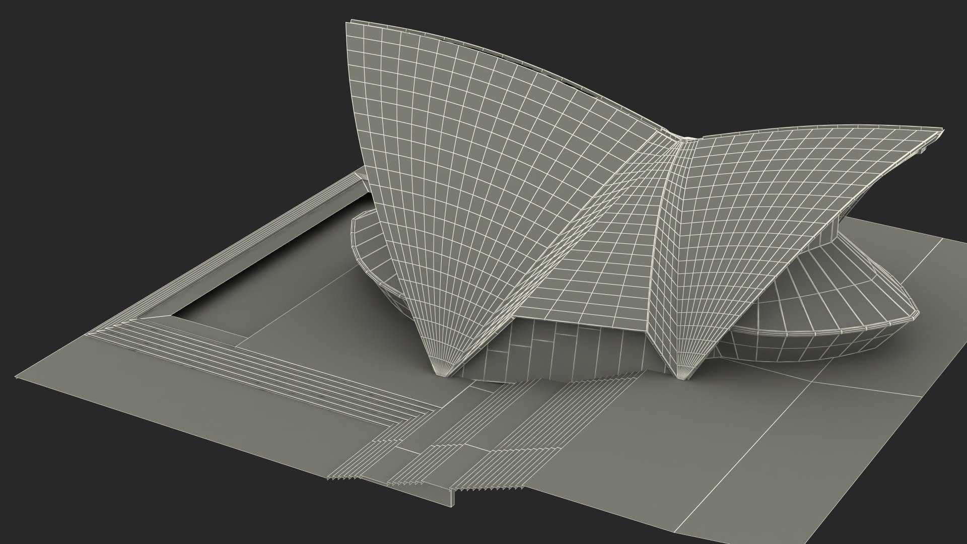 3D Concert Hall Building - TurboSquid 1487769