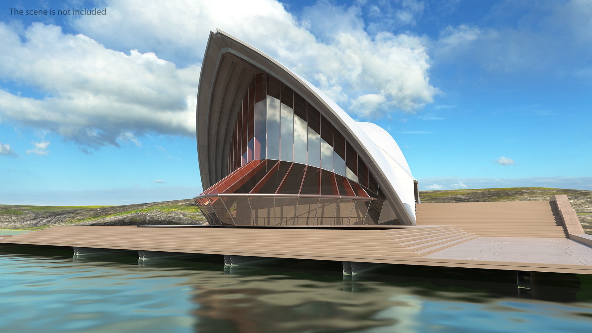 3D Concert Hall Building - TurboSquid 1487769