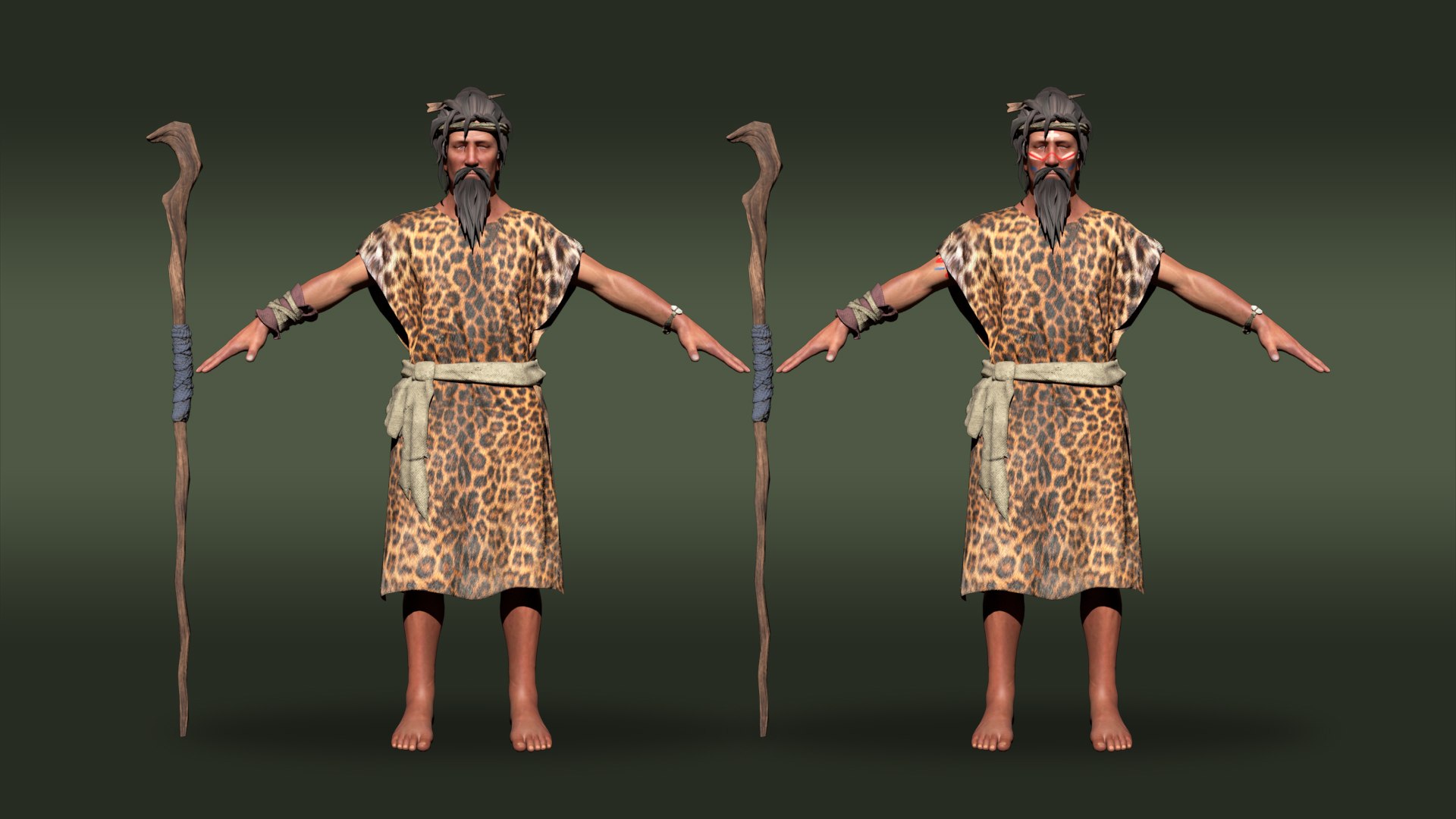 Primitive Man 3D Model - TurboSquid 2056050