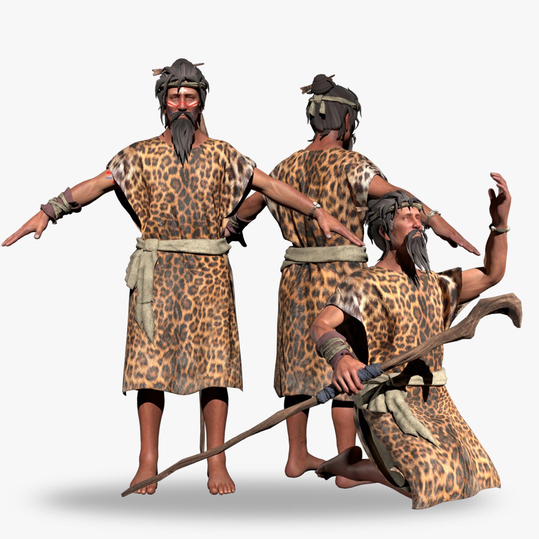 Primitive man 3D model - TurboSquid 2056050