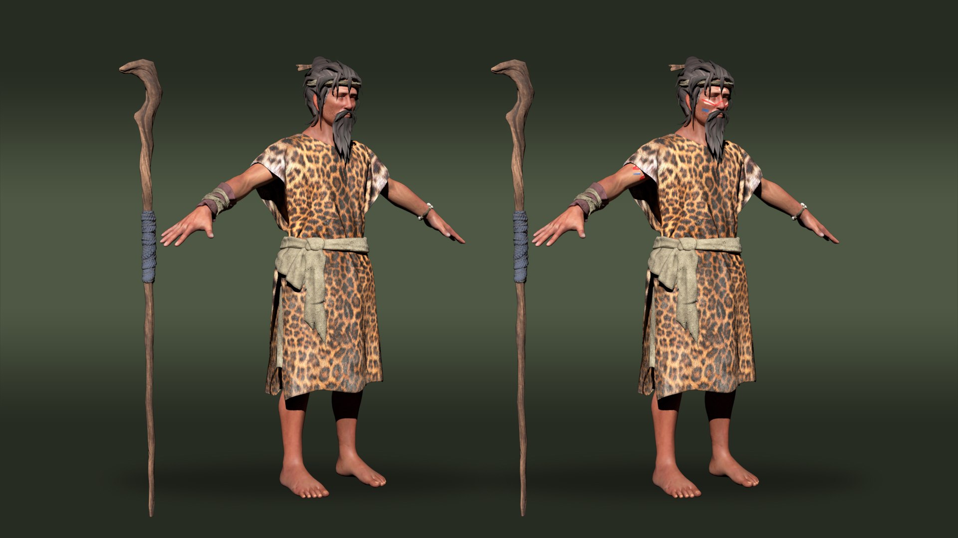 Primitive Man 3D Model - TurboSquid 2056050