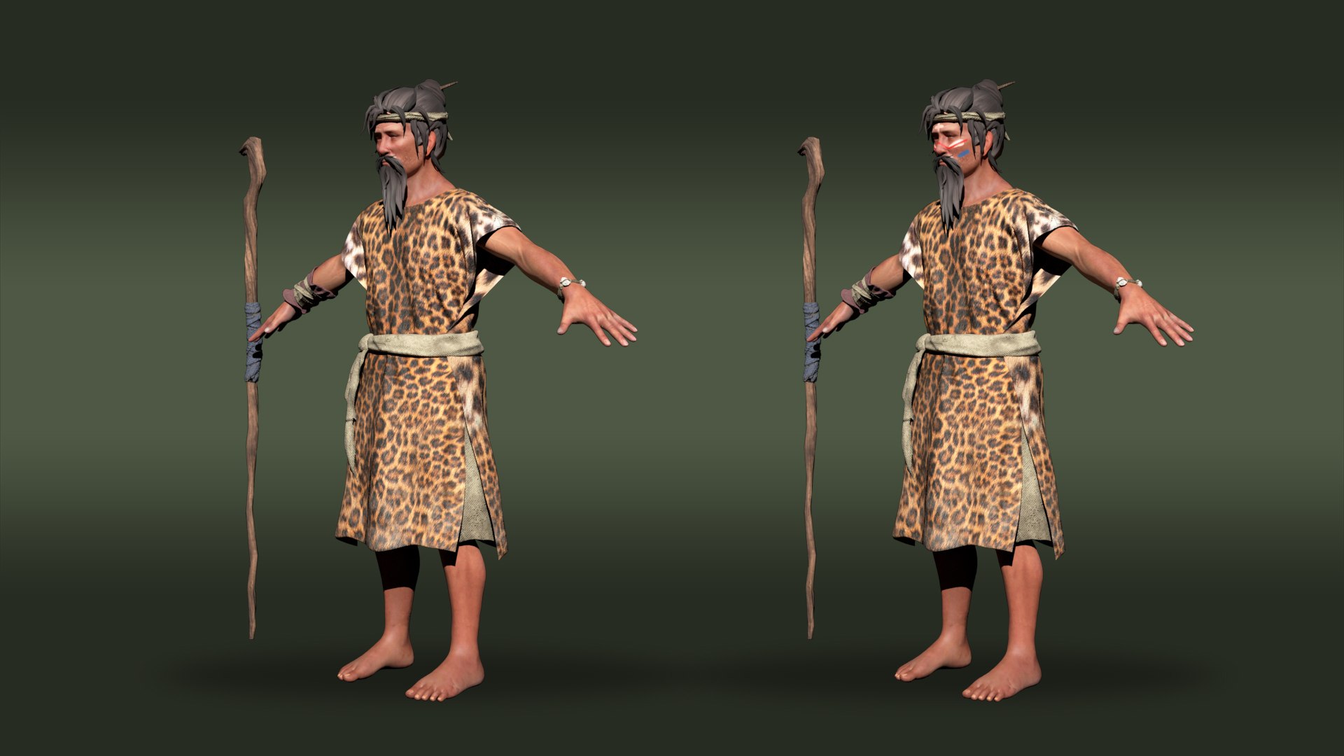 Primitive Man 3D Model - TurboSquid 2056050