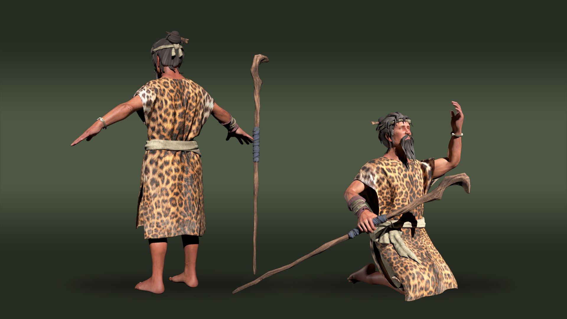 Primitive Man 3D Model - TurboSquid 2056050