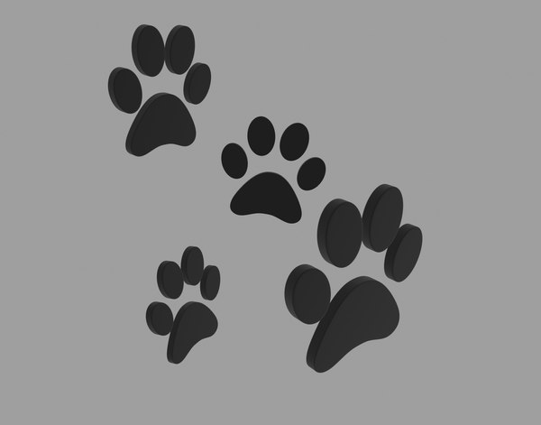 3D Paw Models | TurboSquid