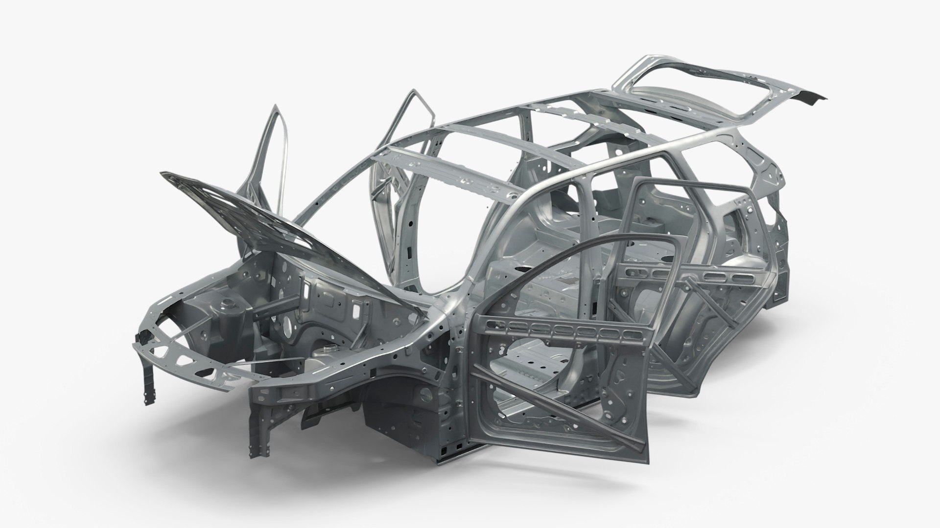 SUV Car Chassis Structure Model - TurboSquid 2384066
